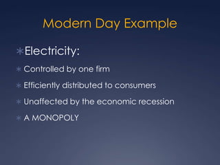 Monopoly market structure | PPT