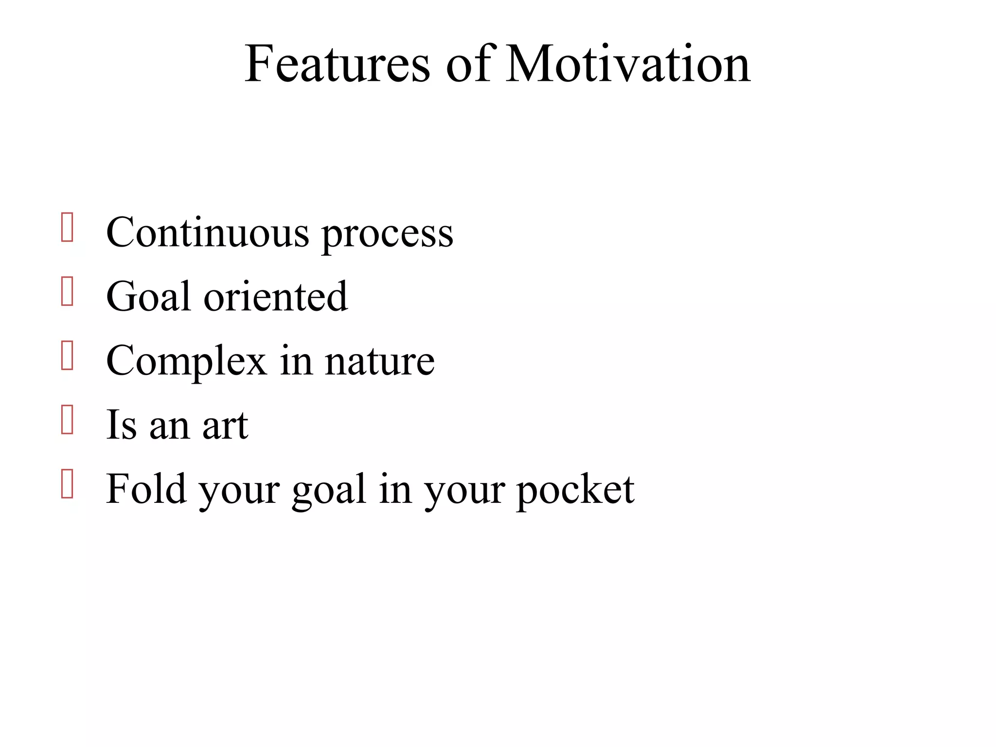 Organizational Behavior : Motivation | PPT