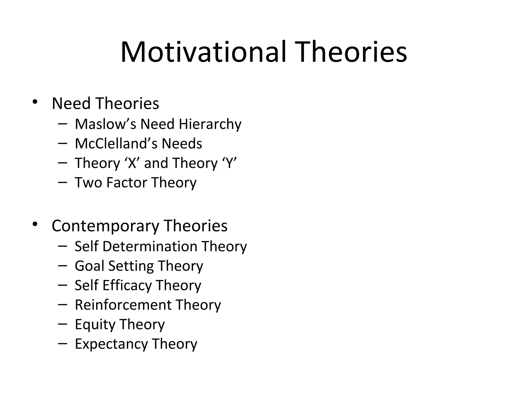 Organizational Behavior : Motivation | PPT