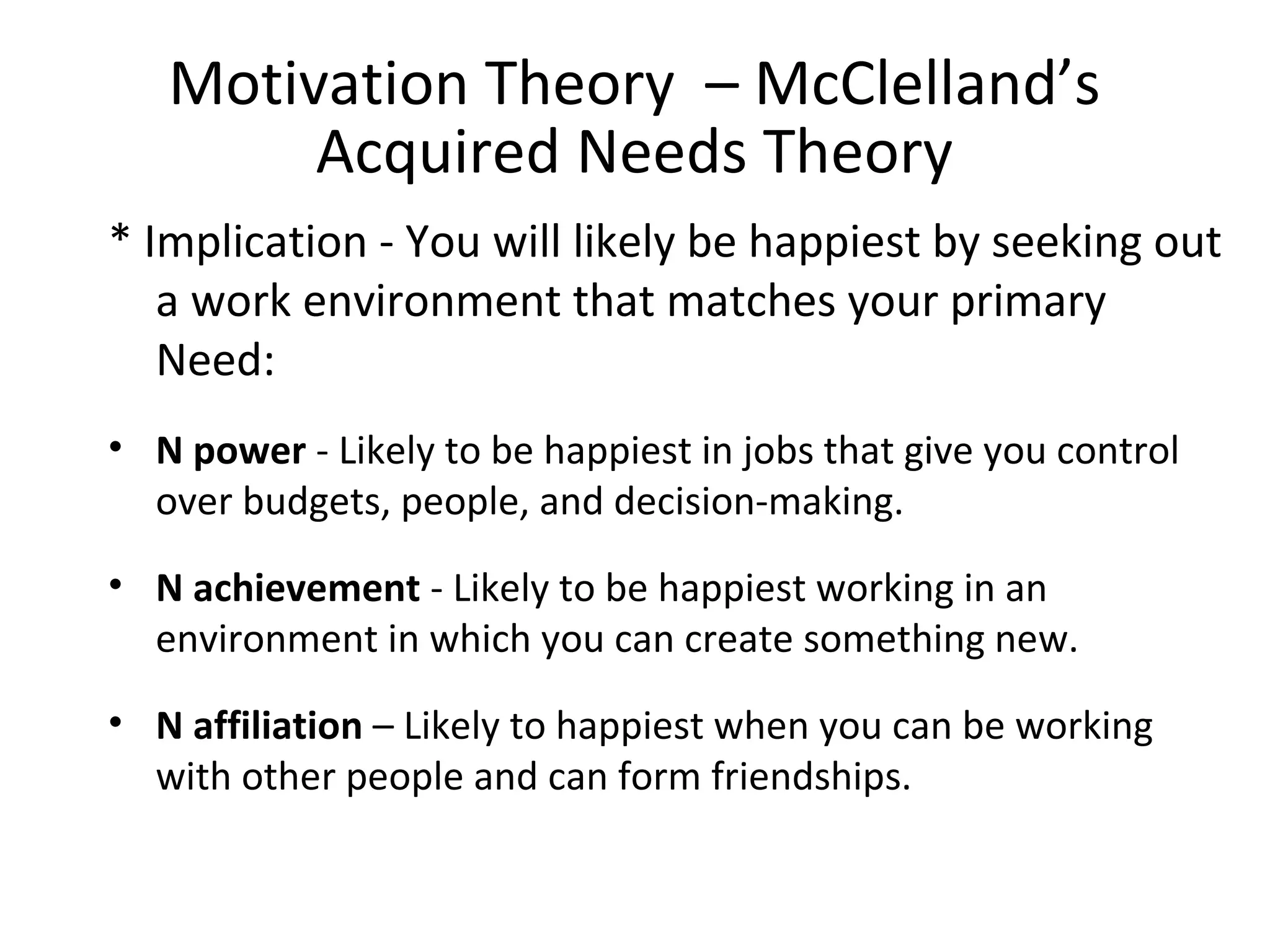 Organizational Behavior : Motivation | PPT