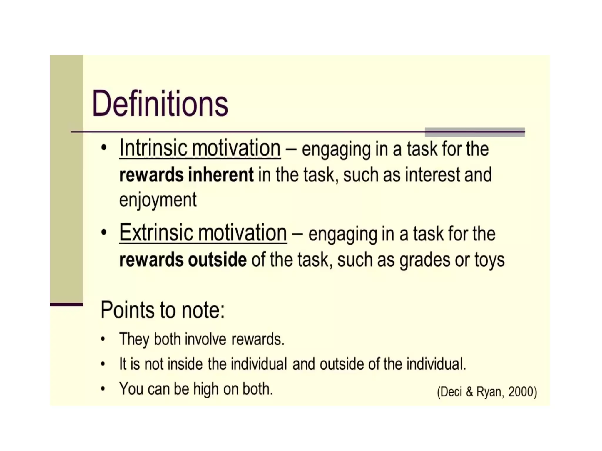 Organizational Behavior : Motivation | PPT