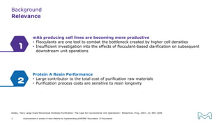 Improvement in Protein A Resin Lifetime | PDF