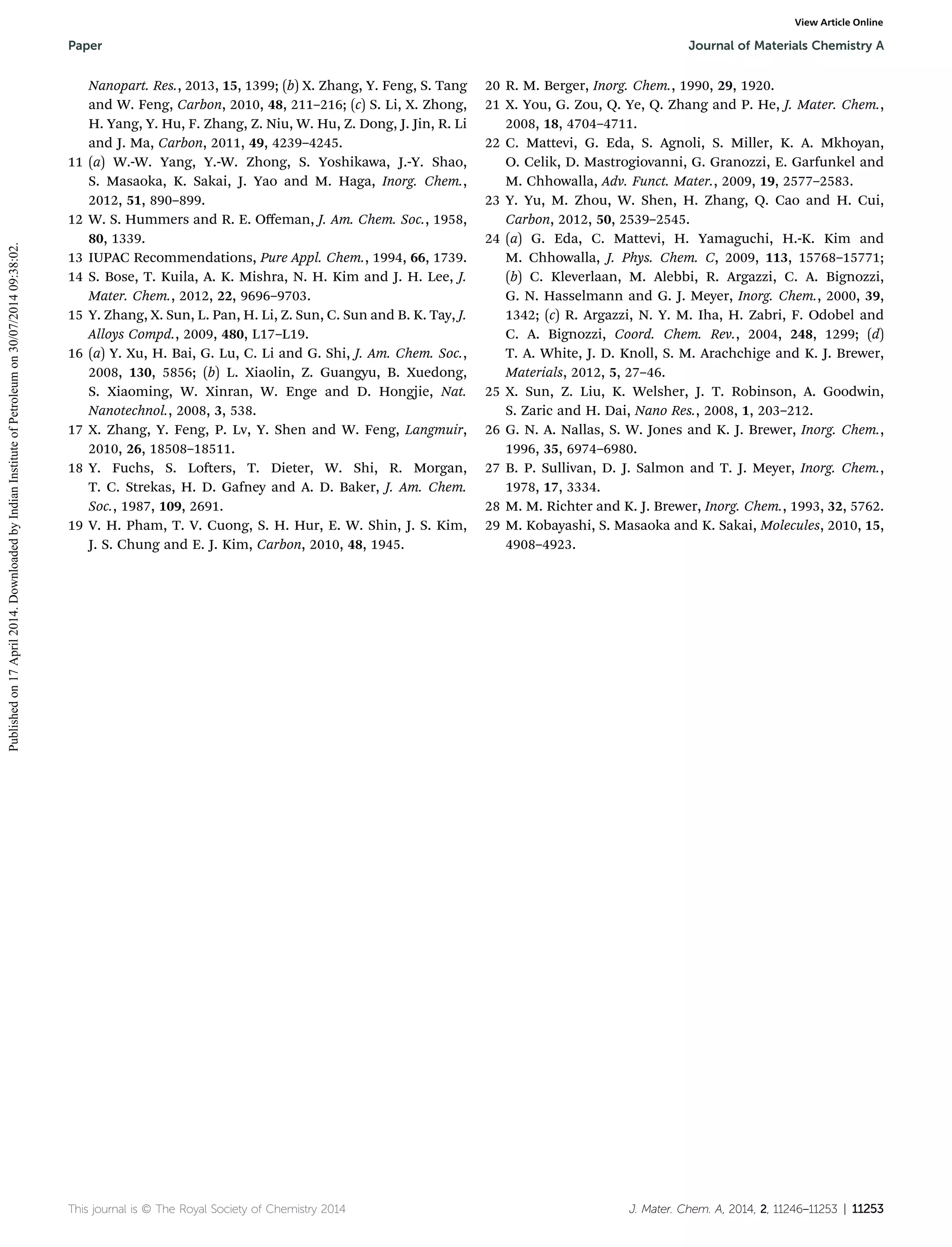 Photocatalytic reduction of carbon dioxide to methanol using a ...