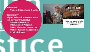 Final Social Justice Internship Oral Presentation | PPTX