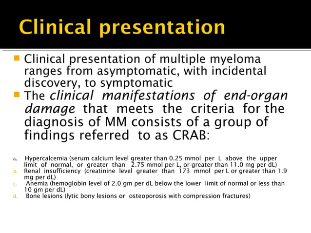 Final multiple myeloma | PPT