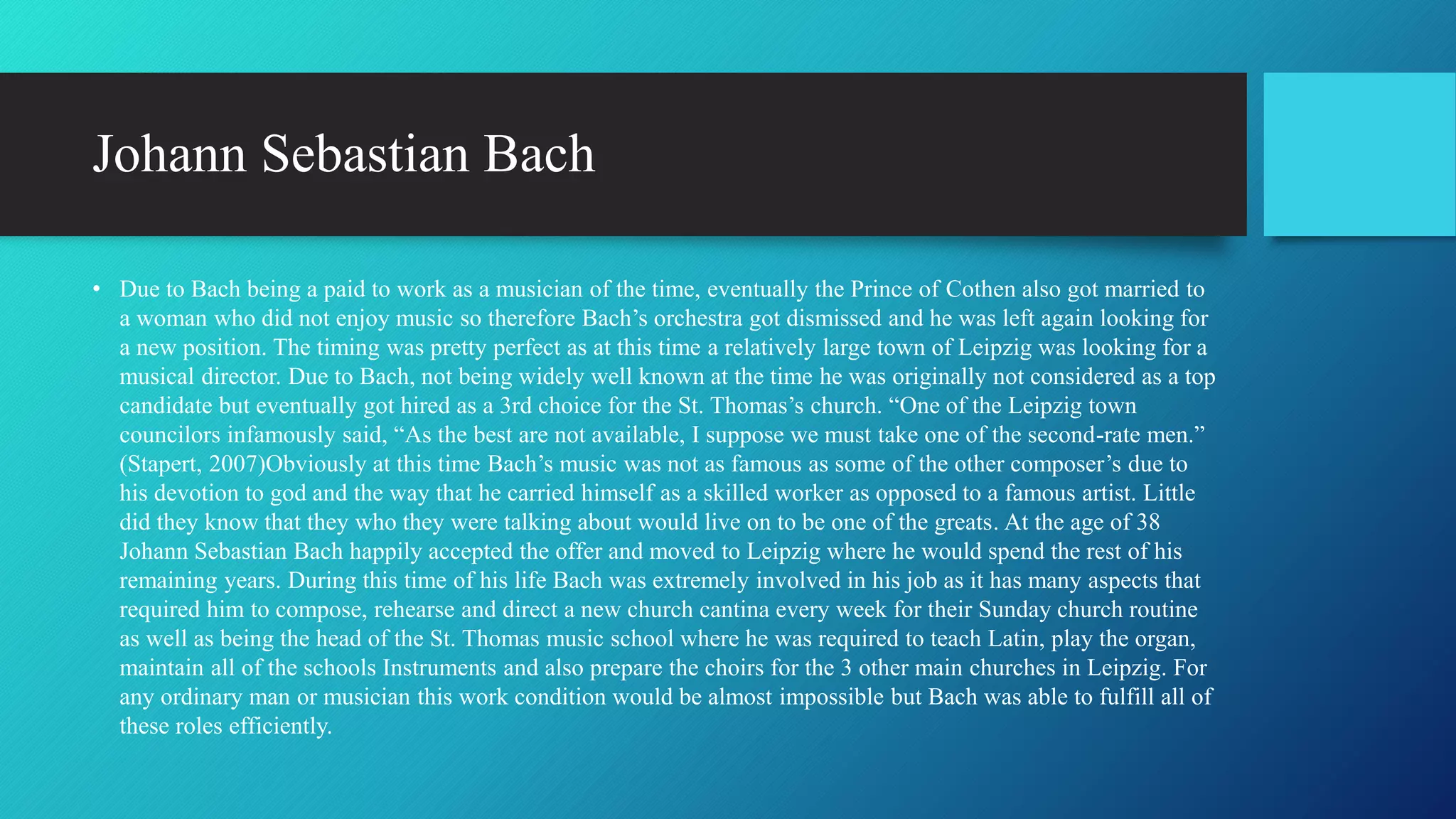 Johann Sebastian Bach | PPTX