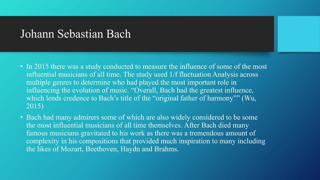 Johann Sebastian Bach | PPTX