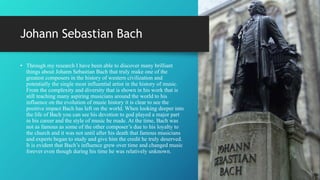 Johann Sebastian Bach | PPTX