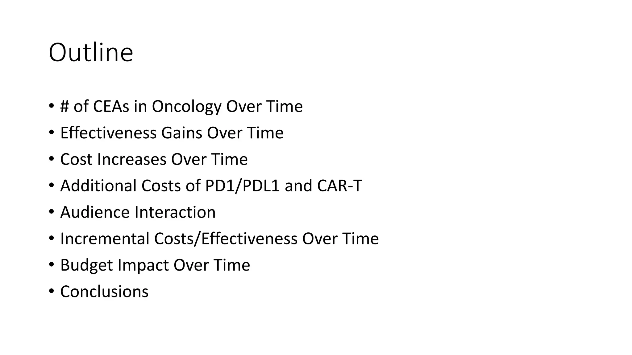 Trends of Cost-Effectiveness Over Time | PPTX