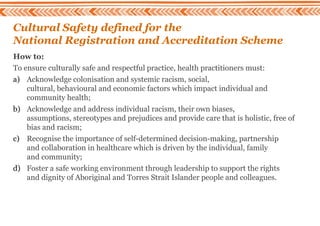 AHPRA Cultural Safety Project | PPTX