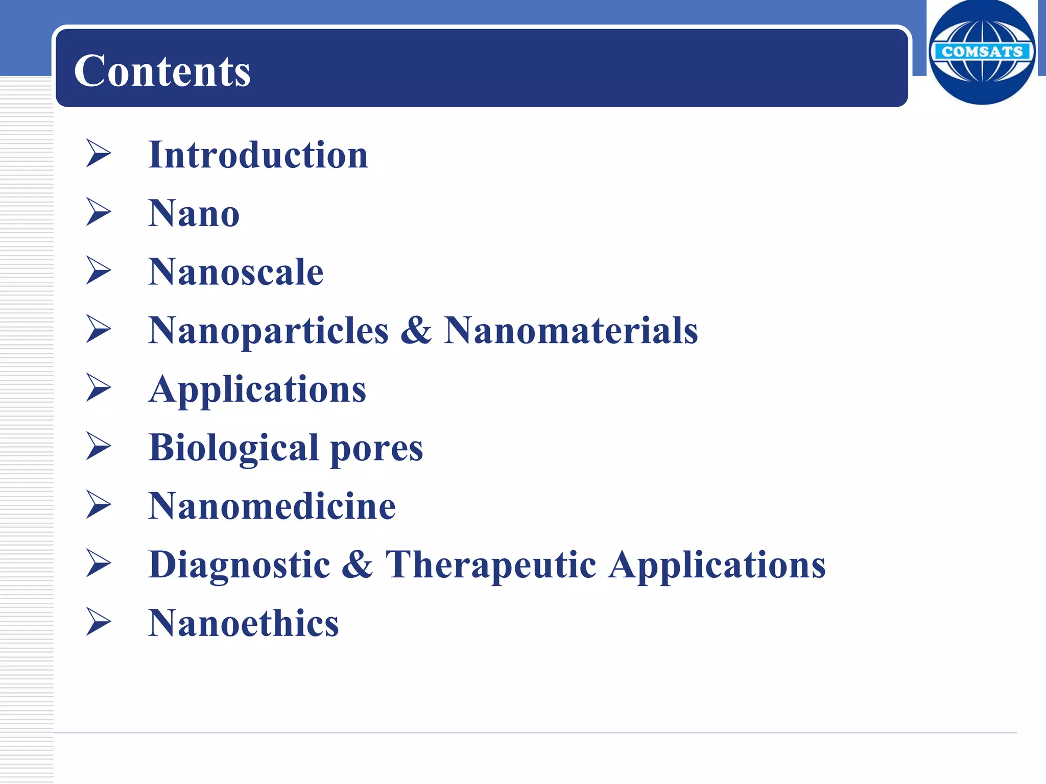 NanoBiotechnology, applications, nanoethics | PPTX