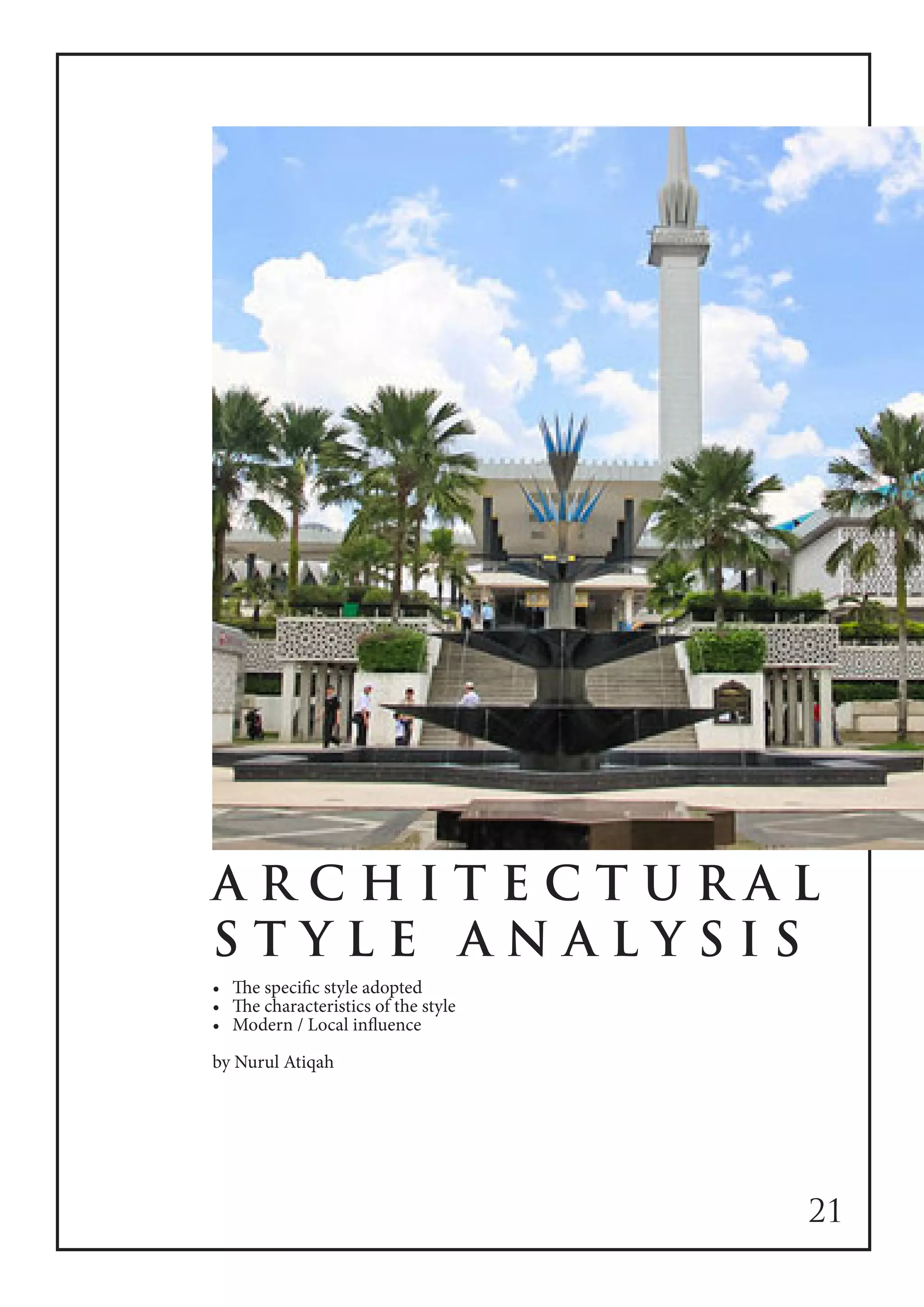 Report of National Mosque, KL | PDF