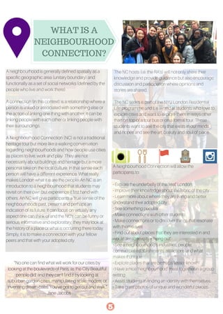 NYU London Neighbourhood Connections Brochure | PDF