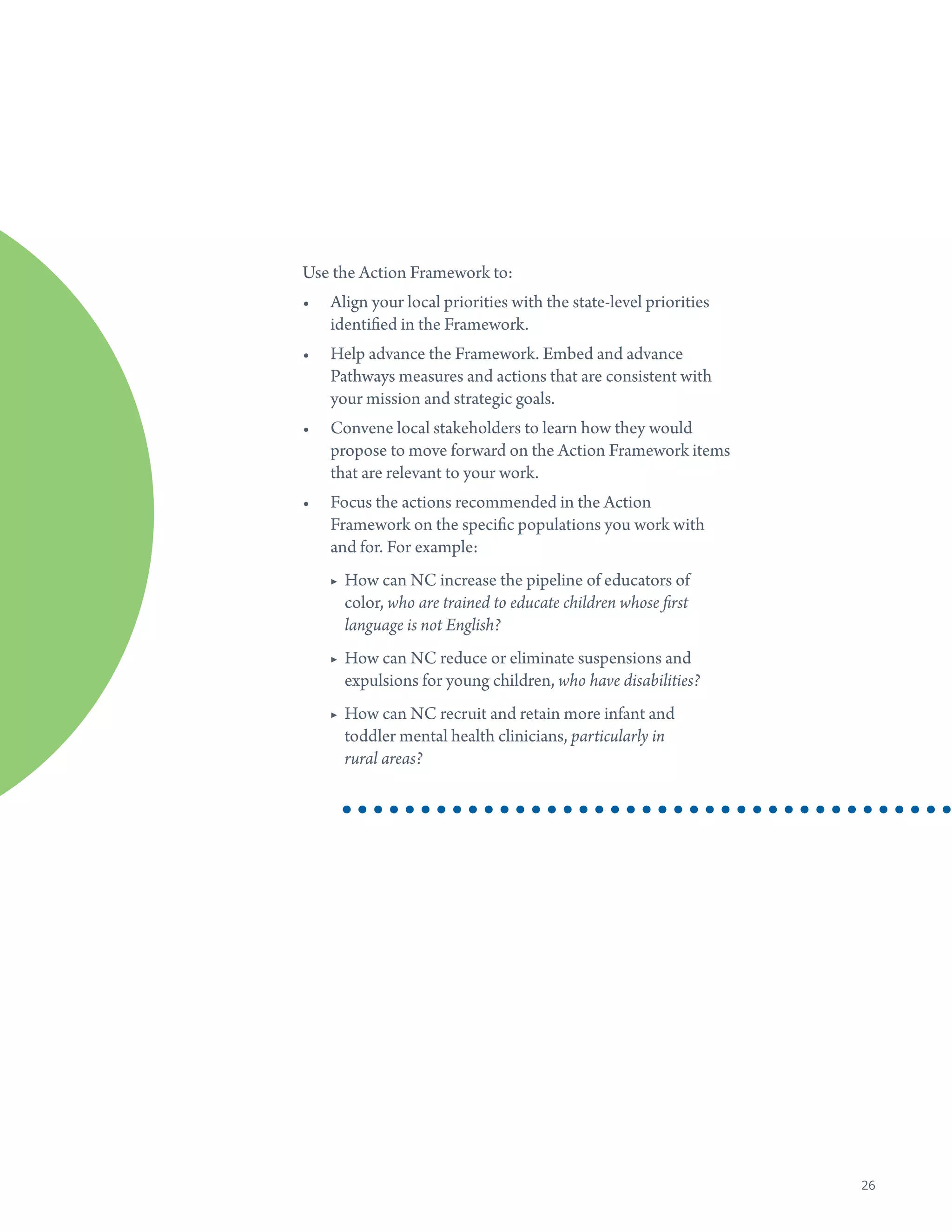 NCECF Pathways Action Framework | PDF
