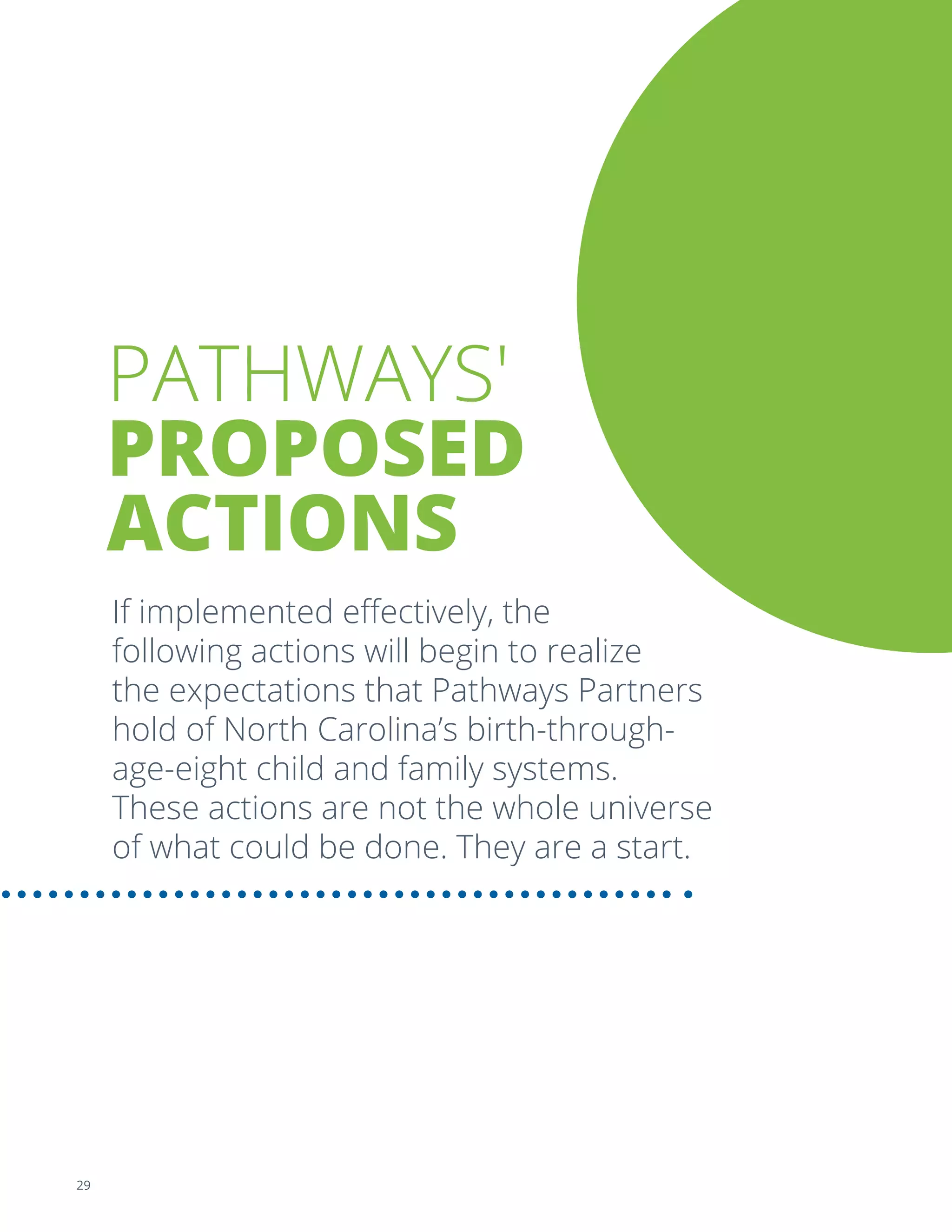 NCECF Pathways Action Framework | PDF