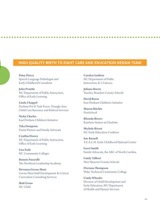 NCECF Pathways Action Framework | PDF