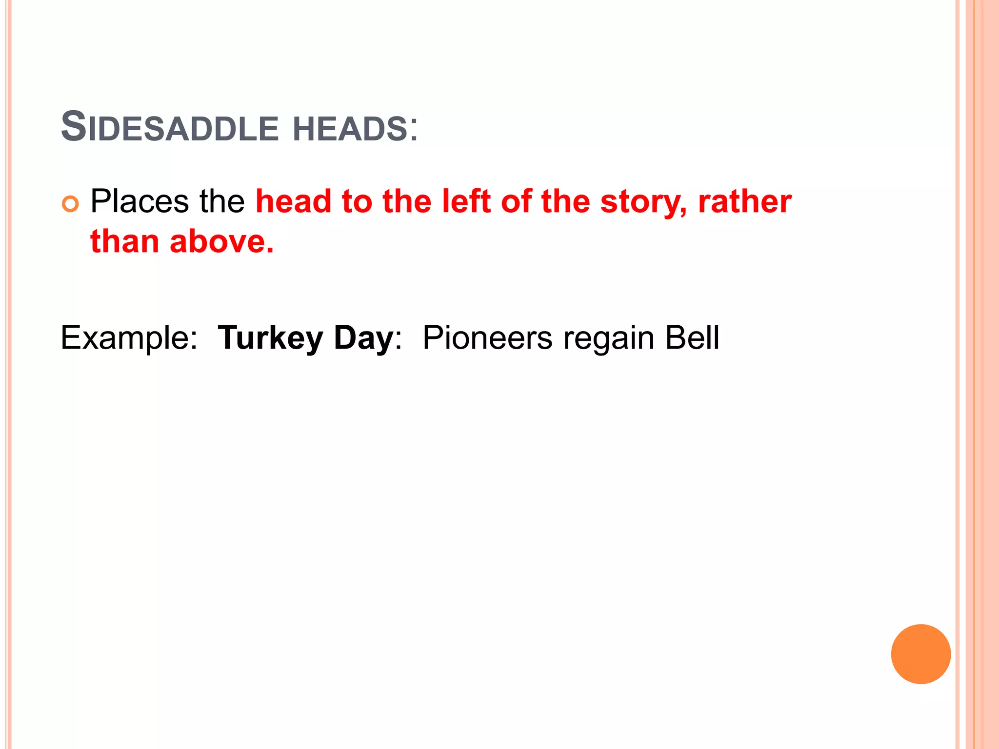 News, types of news, types of headlines | PPTX
