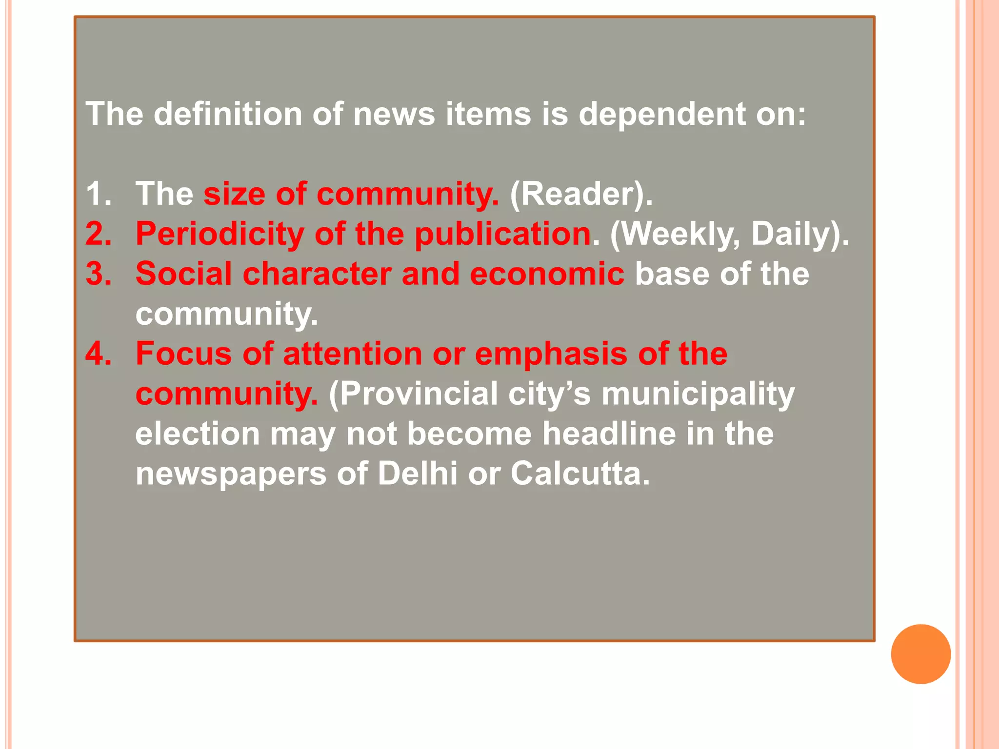 News, types of news, types of headlines | PPTX