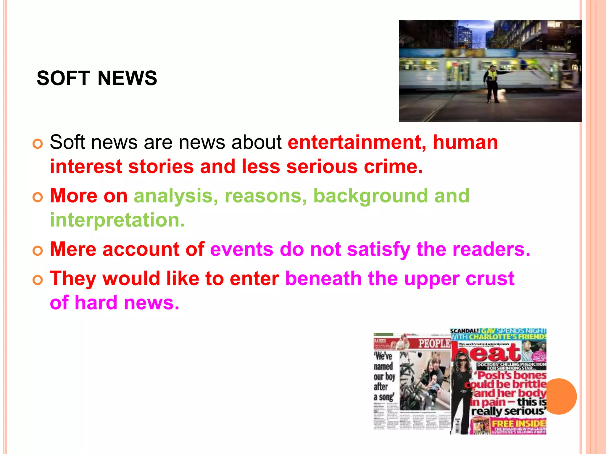 News, types of news, types of headlines | PPTX
