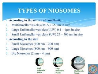 Novel drug delivery system: Niosomes | PPTX