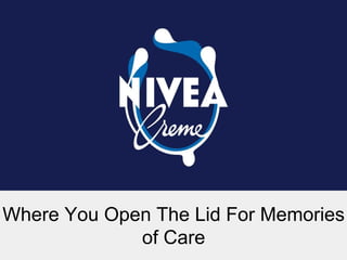 Nivea mini case study | PPT