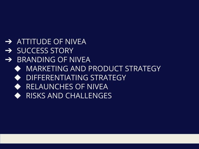 Nivea mini case study | PPT