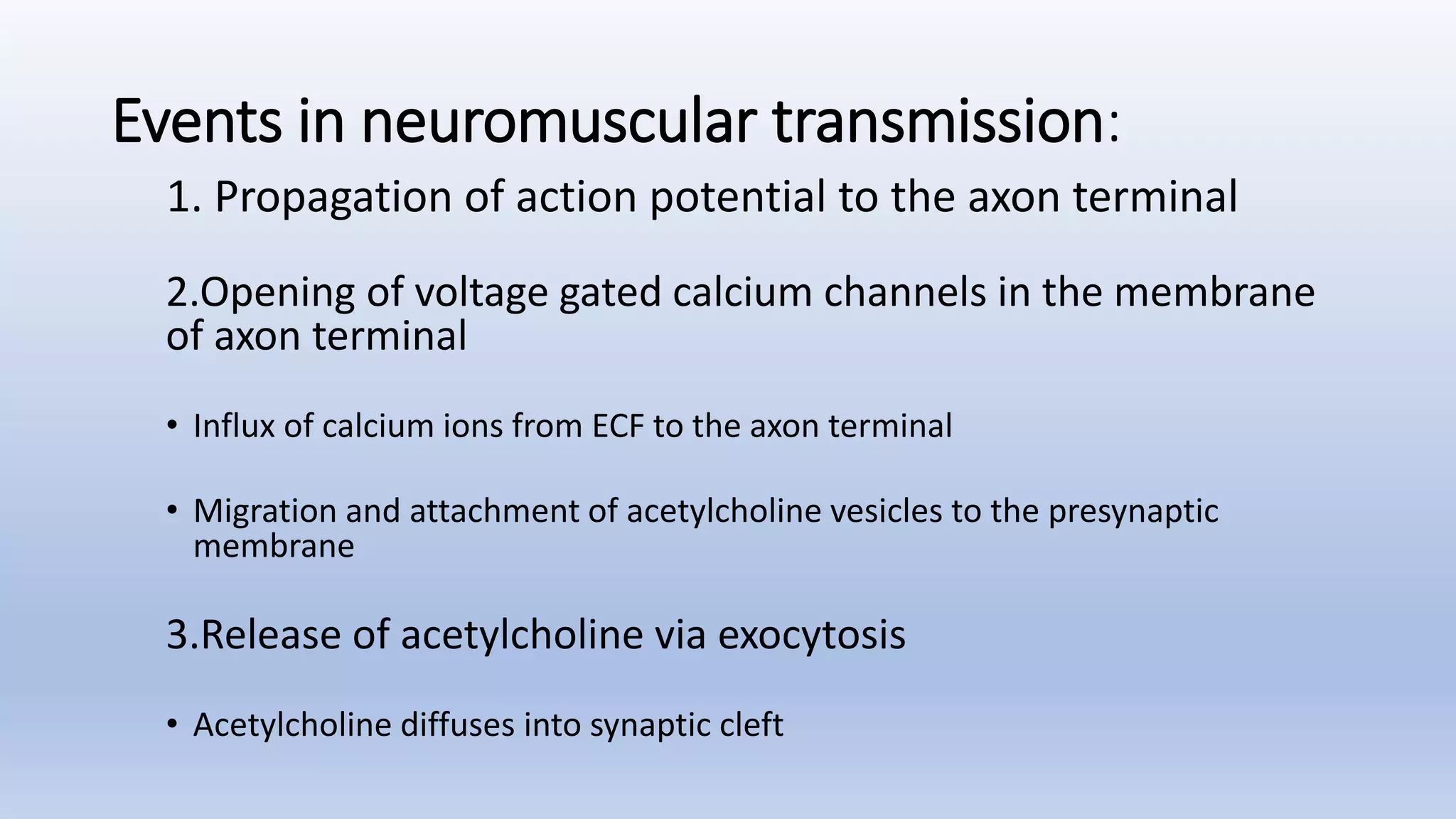 Neuromuscular junction and Neuromuscular transmission | PPTX