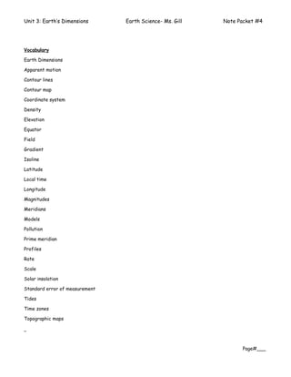 Final note packet | PDF