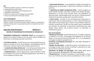 FINALNOTES_ Araling panlipunan notes | PPT