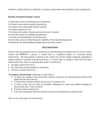 Final notes on s1 qc | DOC | Business | Business and Finance