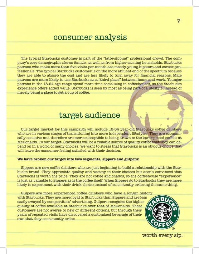 Starbucks "Note to Self" Campaign | PDF | Marketing and Advertising ...