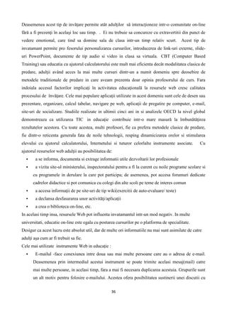 “Share knowledge and good practices regarding the use of IT/e-Learning ...