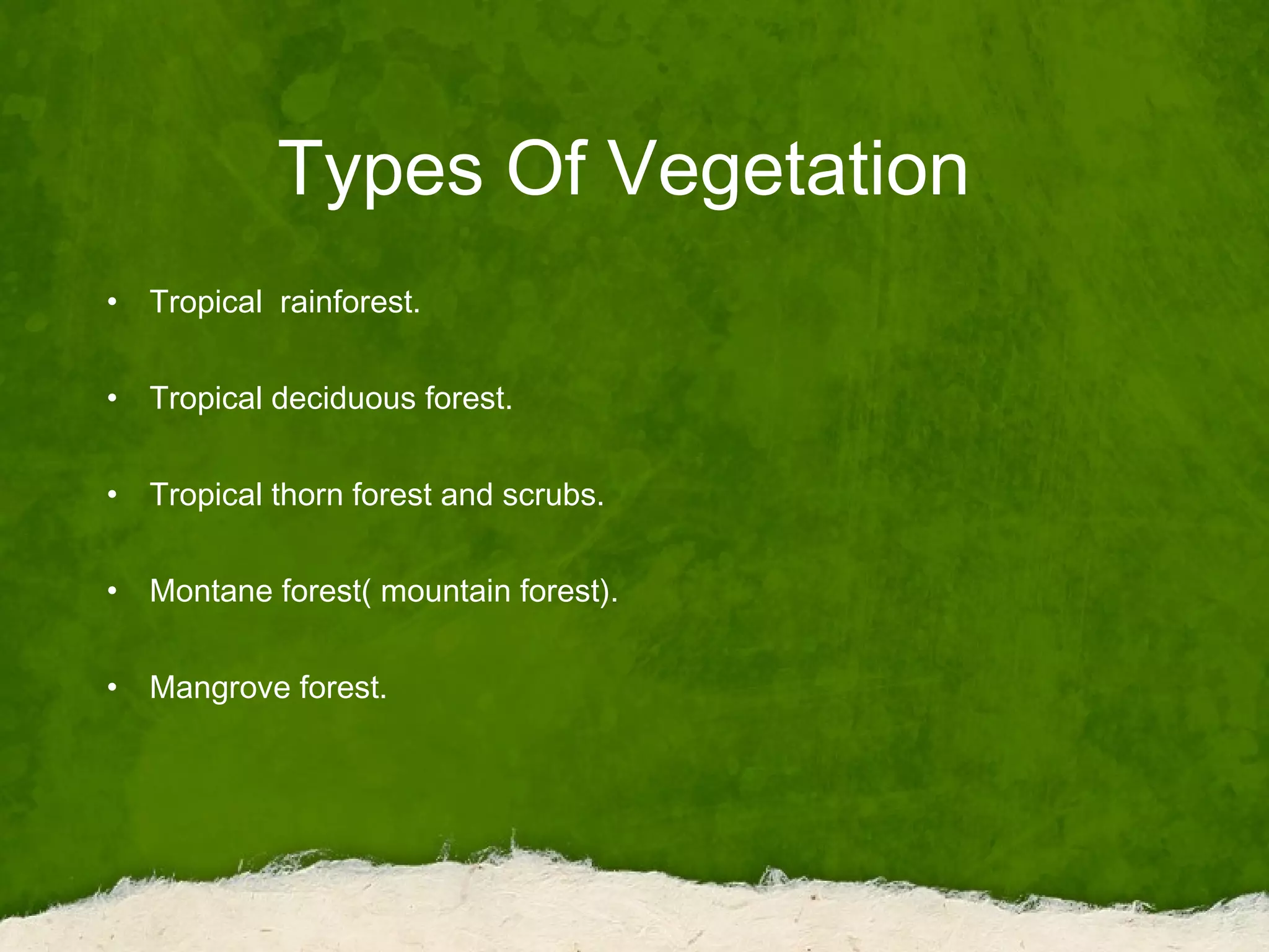 NATURAL VEGETATION | PPT