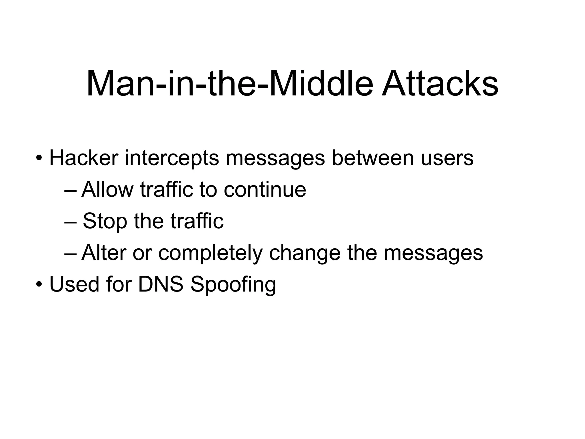 Networking & Security Ettercap | PPTX