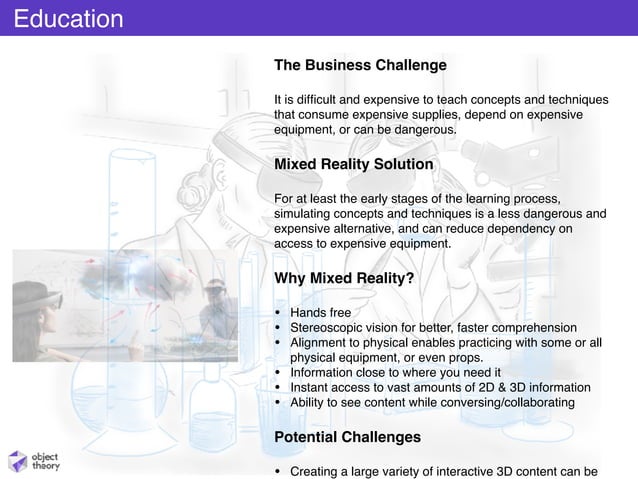 Michael Hoffman (Object Theory): Mixed Reality Use Cases and Challenges | PDF | 3-D Graphics ...