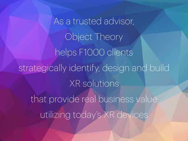 Michael Hoffman (Object Theory): Mixed Reality Use Cases and Challenges | PDF | 3-D Graphics ...