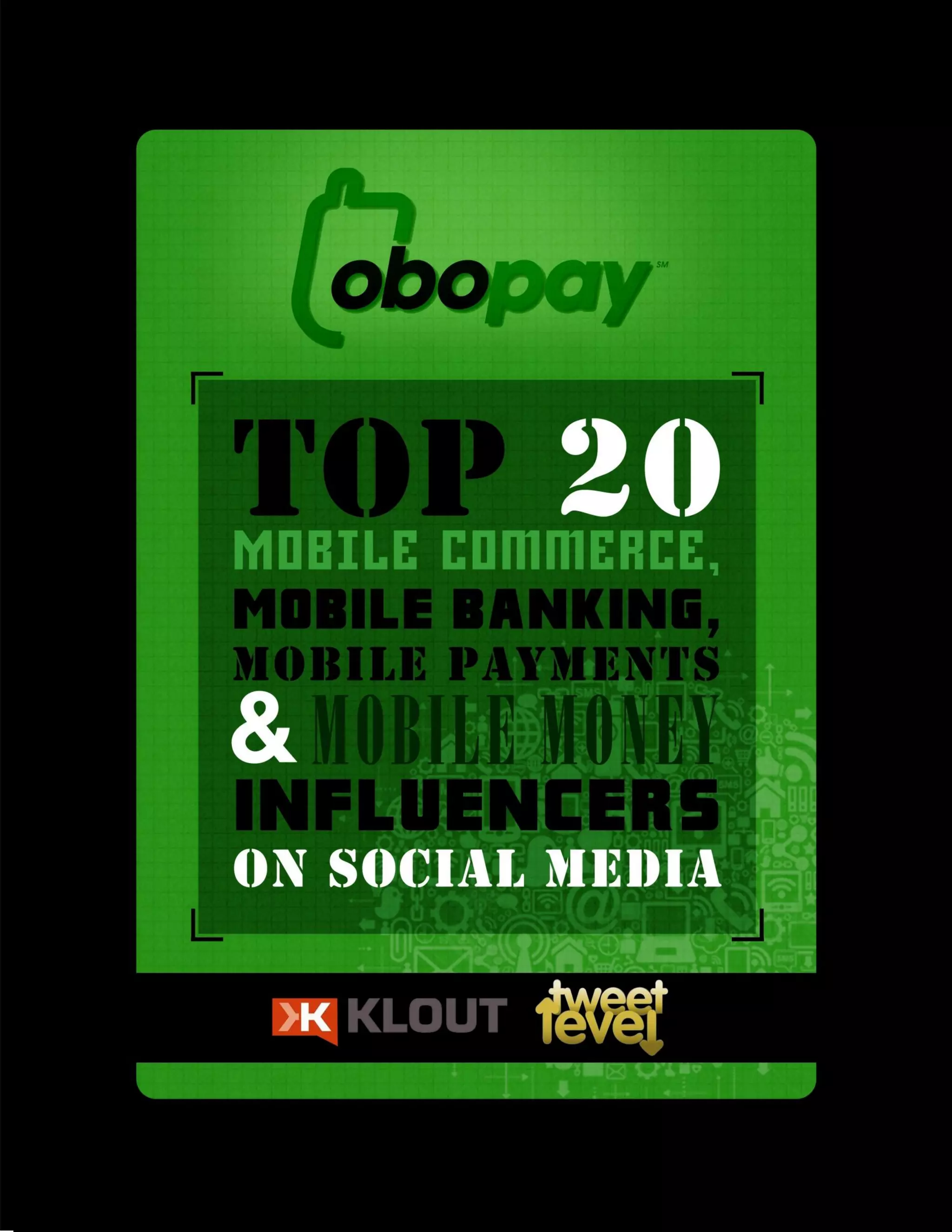 OboPay Influencers Report: Top 20 Mobile Commerce, Mobile Banking ...