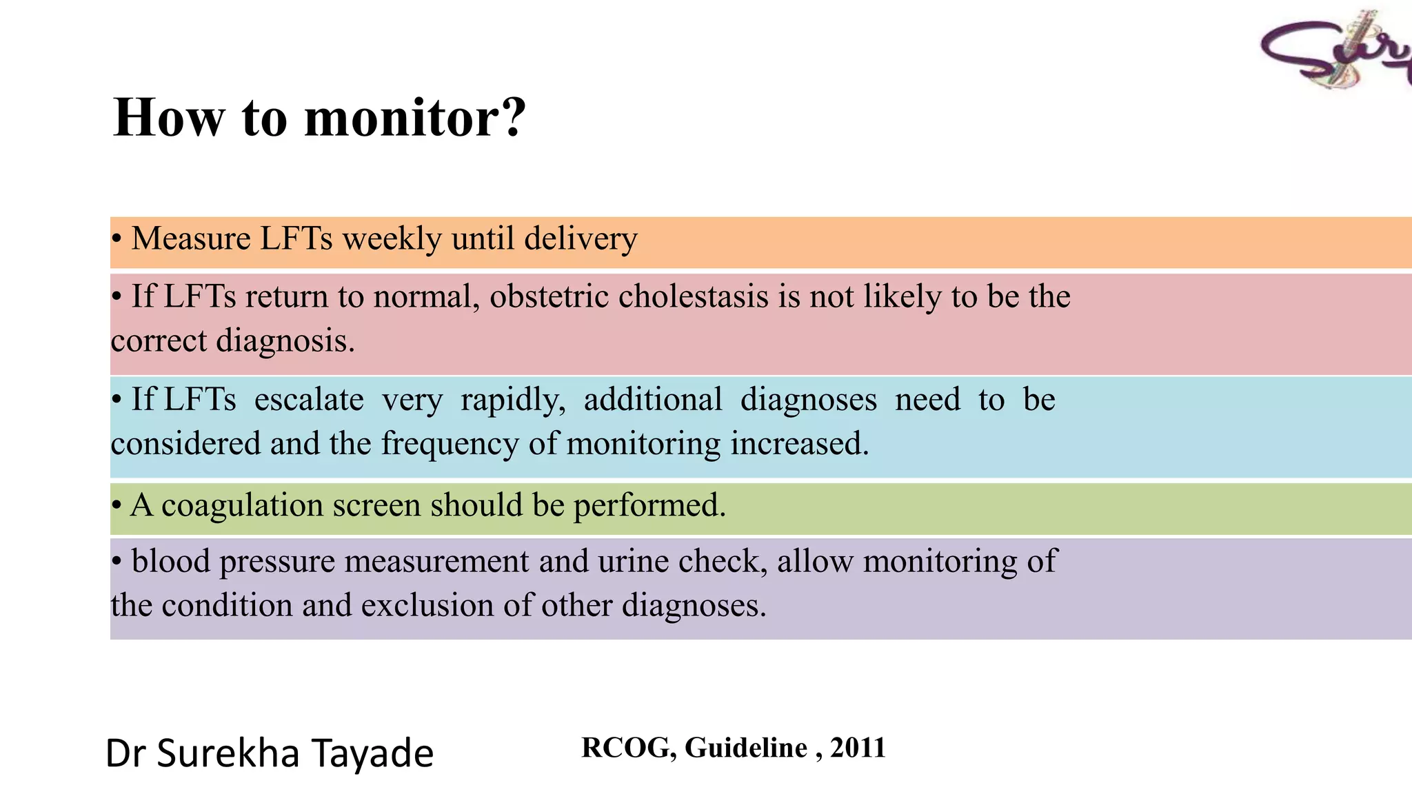 Intrahepatic Cholestasis of Pregnancy - Prof Surekha Tayade | PPTX