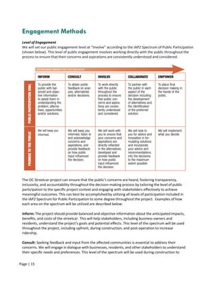 OC Streetcar Stakeholder Engagement Plan | PDF
