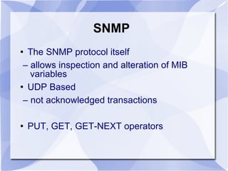SNMP Network Tracker Project | PPT