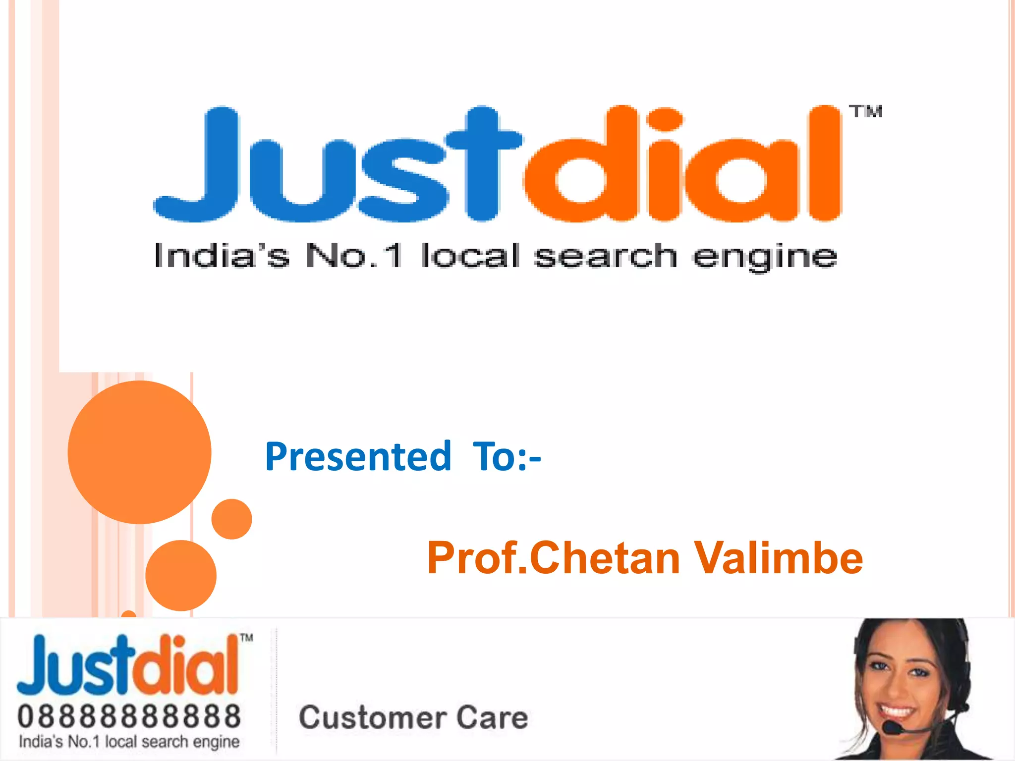 Just Dial Project Report | PPT