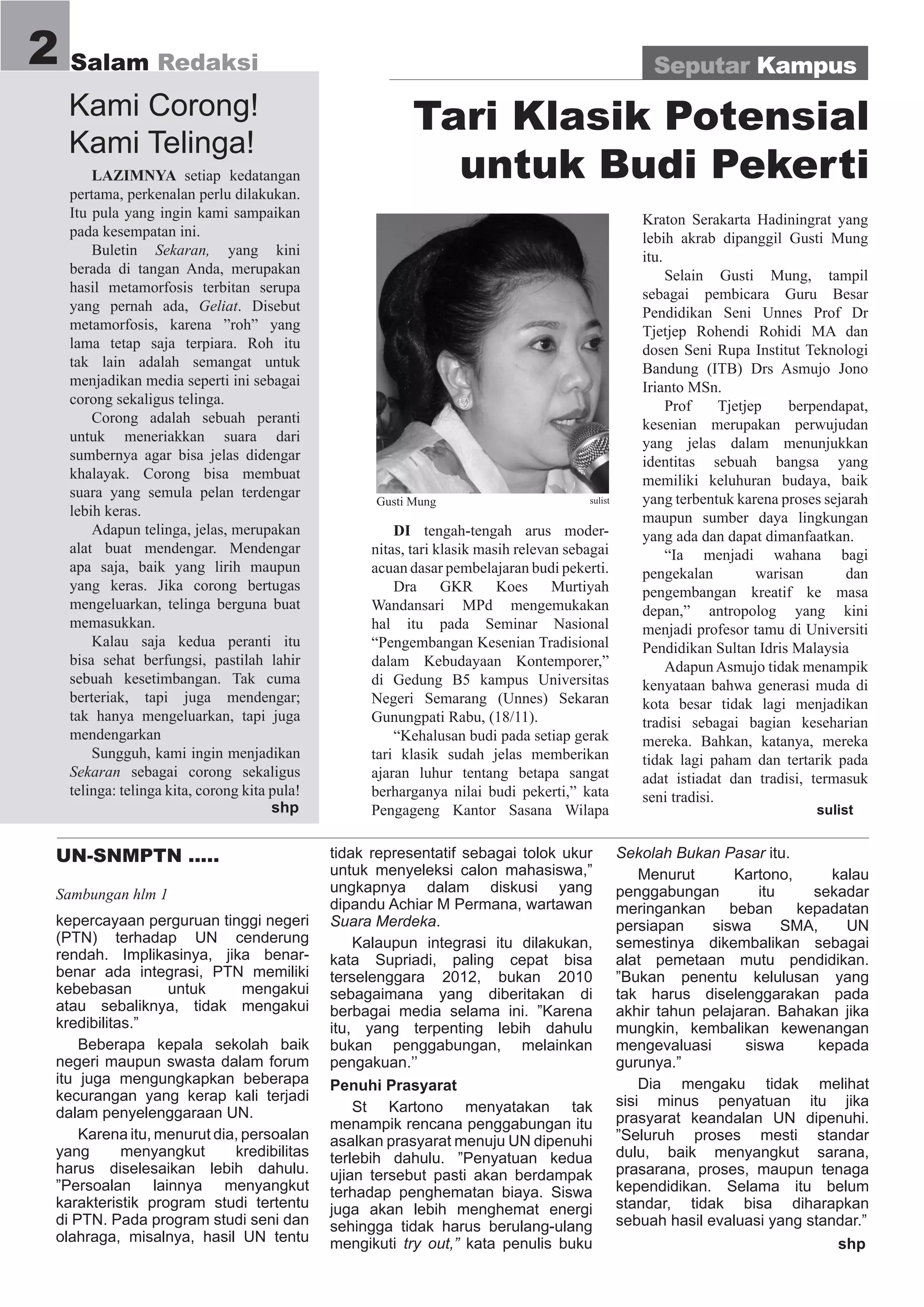 Buletin Sekaran Edisi 1 | PDF