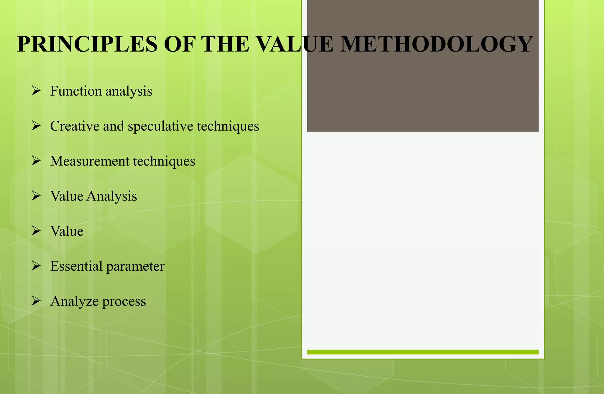 Value Analysis Value Engineering & Business Process Reengineering ...