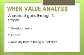 Value Analysis Value Engineering & Business Process Reengineering | PPTX