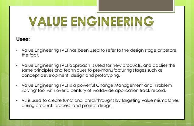 Value Analysis Value Engineering Business Process Reengineering value-analysis-value-engineering-business-process-reengineering