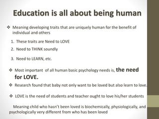 Human development in curriculum | PPTX