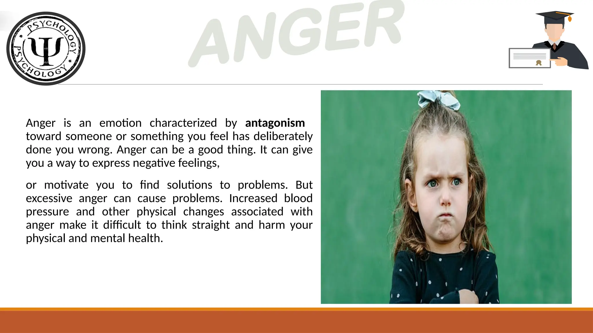 Anger and types of anger in psychology presentation | PPTX