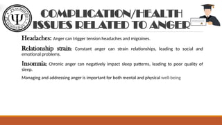 Anger and types of anger in psychology presentation | PPTX
