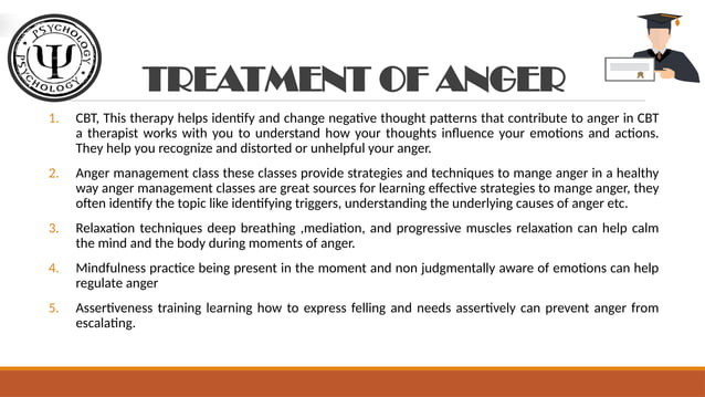 Anger and types of anger in psychology presentation | PPTX