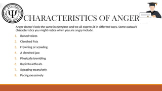 Anger and types of anger in psychology presentation | PPTX